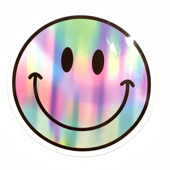 Accessories | Smiley Face Vinyl Sticker | Poshmark